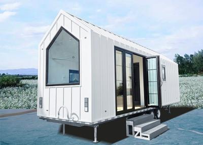 China AS / USA Standard Prefabricated Tiny House On Wheels Modular Home for sale