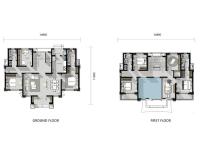 China Factory Modern Luxury Easy Assembly Prefabricated Steel Villa Galvanized Steel Prefab Modular Homes for sale