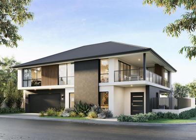 China US / AS Modern Luxury Prefab House Easy Assembly 3 Bedroom Prefabricated House for sale