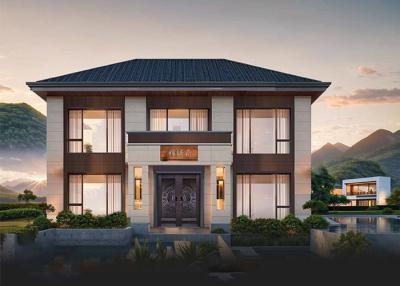 China Top Selling Modern Ceiling Prefabricated House | Steel Frame Prefab Villa House Kits for sale