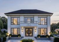 China 2 Storey Modern Steel Structure Prefab Villa House for sale