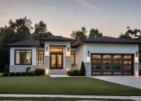 China Low Cost Prefabricated House Villas Plan Luxury Prefab Light Steel Frame Hosue for sale