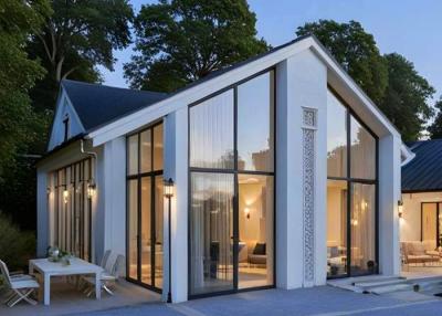 China AS/US Prefab Houses Modern Light Gauge Steel Villa Metal Frame Single Family Homes for sale