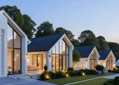 China Light Steel Luxury Holiday House Villa Prefab Resort Villa Steel Structure for sale