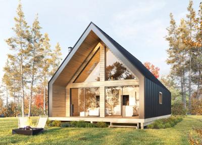 China Promotion Airbnb China Triangular Roof Prefabricated House Modular Cabin Tiny Homes for sale