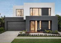 China AU Standard Luxury Modular Prefab Villa 3 Bedroom Villa Light Steel Frame House Kit for sale