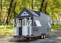 China Tiny Prefabricated Mini House Portable Mobile Home Trailer Houses On Wheels for sale