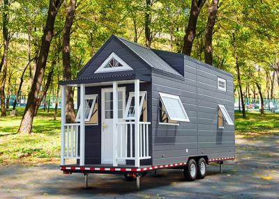 China Tiny Prefabricated Mini House Portable Mobile Home Trailer Houses On Wheels for sale