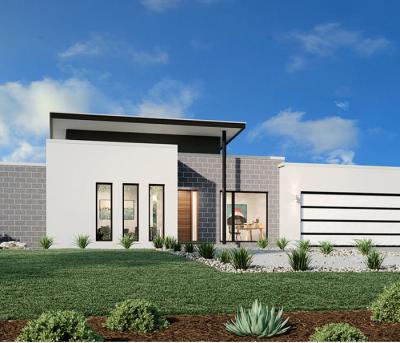 China AS / US Modular Single Family Home Modern Design Wooden House Bungalow With Light Steel Frame for sale