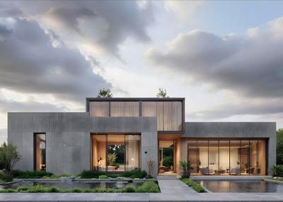 China USA Standard Prefab Hosue Single Family Home Luxury 2 Story Light Steel Home Steel Kits for sale