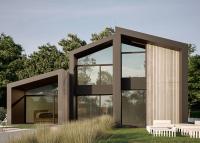 China 4 Bedroom Modern Two-Storey Modular Home Light Steel Frame Prefab For Family Life for sale