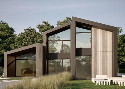 China 4 Bedroom Modern Two-Storey Modular Home Light Steel Frame Prefab For Family Life for sale