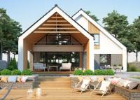 China Modern Design Luxury Light Steel Frame Prefabricated House Villa Steel House Kits for sale