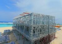 China Luxury Maldives Bungalow House | Hurricane-Resistant Light Steel Frame for sale