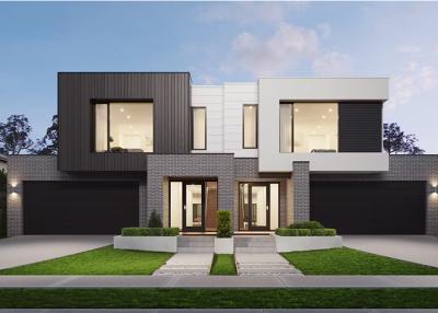 China Australila Stanard Prefab House Modular Home With Light Steel Structure Frame 2 Story House for sale