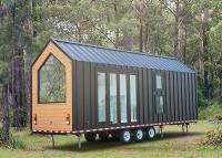 China Tiny Mobile Homes For Sale Light Steel Frame Prefab Design Luxury Cabin A Frame House for sale