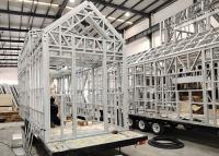 China Prefab Luxury Light Gauge Tiny House On Wheels AS Standard Trailer House for sale