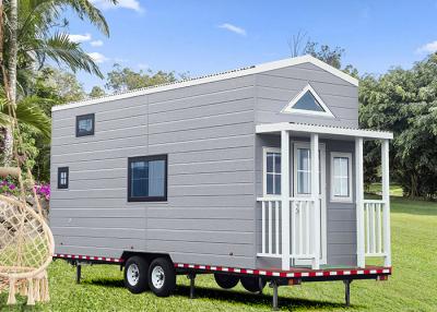 China Tiny House Mobile Home Ready To Ship Wheel On Wheels Car Travel Container Florida for sale