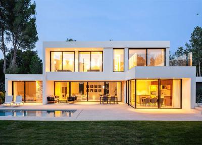 China Modern Two-Story Villa Panelized System Build: Spiez House Prefabricated Light Steel Frame Home for sale