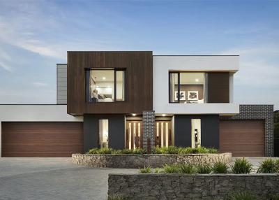 China China Prefab Steel Framepanelized Home Kits 40Ft Sandwich Panel Waterproof Luxury Villas for sale