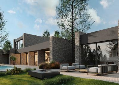 China ICC-ES Certification Luxury Two-storey Modular Home Modern Mobile Prefab Light Stee  kits for sale
