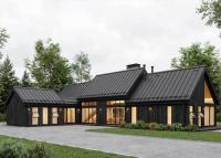 China AS/US Standard Light Steel Frame Prefab House Luxury Villa Panelized Home Kits for sale