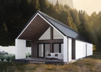 China Light Steel Modular Prefab House Portable Villa Prefabricated Cabin Home In Poland for sale