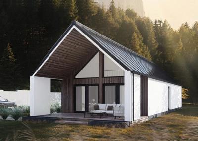 China Light Steel Modular Prefab House Portable Villa Prefabricated Cabin Home In Poland for sale