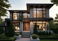 China Prefabricated House Luxury Mansion With AS/US Light Steel Villa Panelized Home Kits for sale