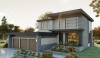 China Modular Prefab House Single Family Home With Light Steel Frame Luxury Mansion for sale
