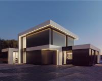 China As/Us Modular Prefab Luxury Villa House With Light Steel Frame For Modern Family Living for sale