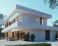 China Luxury Single Family Light Steel Frame Home Inspired By Mediterranean Architecture for sale