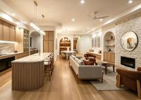 China AS/NZS Prefab House Single Family Homes Luxury House Villa With Light Steel Frame for sale