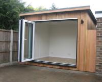 China Light Gauge Steel Structure Prefab Garden Studio And Storage Room: Prefabricated Wooden Bungalows for sale