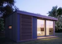 China AS/NZS Standard Prefab Light Steel Garden/Yard Studio Granny Flat House Holiday Modular Home for sale