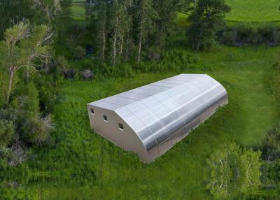 China Large Prefab Steel House Carport Shed Shelter Green House With Solar Panel for sale