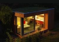 China Light Steel Frame Modern Design Holiday Home Prefabricated Garden Studio Office Cabins for sale