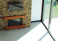 China Modern Modular Home | Light Steel Frame Prefab House With Big Windows for sale