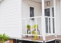 China Prefab Modular Homes Prefabricated House White Modular Park Home Granny Flat for sale