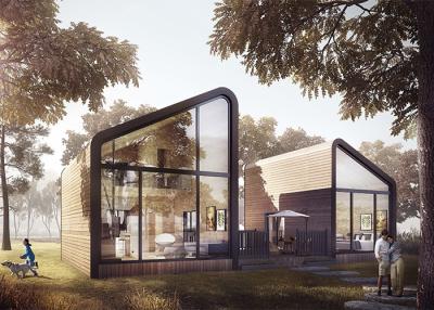 China Modern Design Prefab Light Steel House Villa For Holiday Steel Home Kits Resort Hotel Custom House for sale