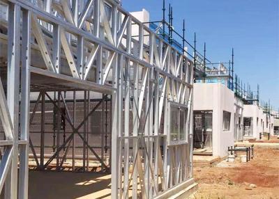 China Affordable Prefab House Villa Light Steel Frame House With PVC Sliding Windows for sale