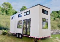 China Prefabricated Tiny House On Wheels With Alu.Casement Door Air Conditioning Optional for sale