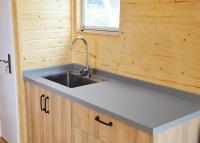 China Modern Color Small Modern Prefab Homes Prefabricated Tiny House With Trailer for sale