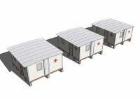 China Prefab Modular House Mobile Field Hospital Shelter Emergency Housing For Disaster Area for sale