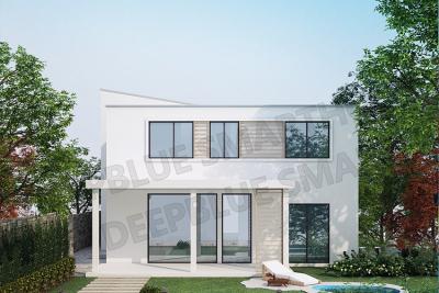 China Energy Saving Affordable Prefab Modular Home Kit Steel Structure Villa Prefabricated Villas for sale