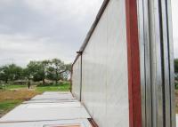 China Sandwich Panel White Foldable Emergency Shelter/ Steel Frame Foldable House for sale