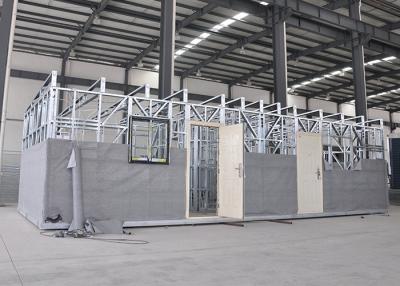 China Light Steel Mobile Modern Container Homes Prefabricated Homes White One Layer House for sale