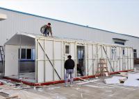 China Fireproof Light Steel Frame Metal Prefab Car Shed With Steel Sheet Cladding Park home for sale