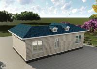 China Light Steel Prefabricated Villa Earthquake Proof 100 Year Lifespan Prefab House for sale