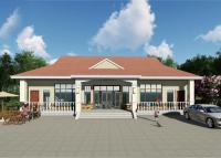 China Aus Single Family Home With Garage Light Steel Prefab Modular Home Kits Villa With CE Standard for sale